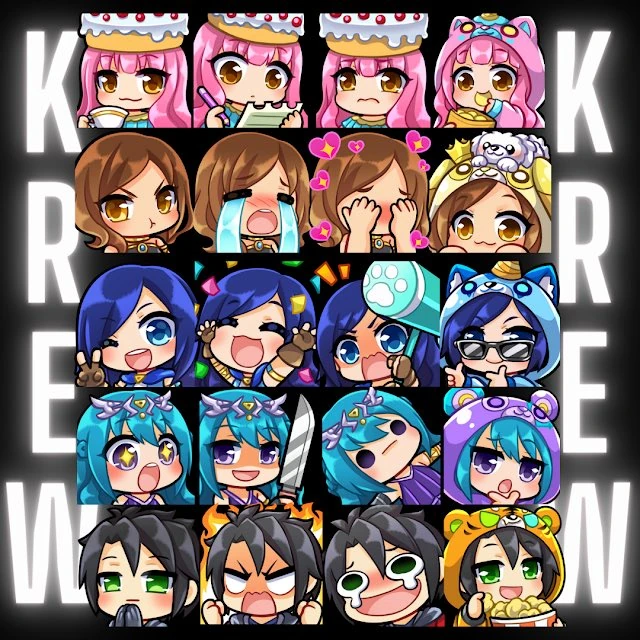 cute new emoji's in KREW's discord server