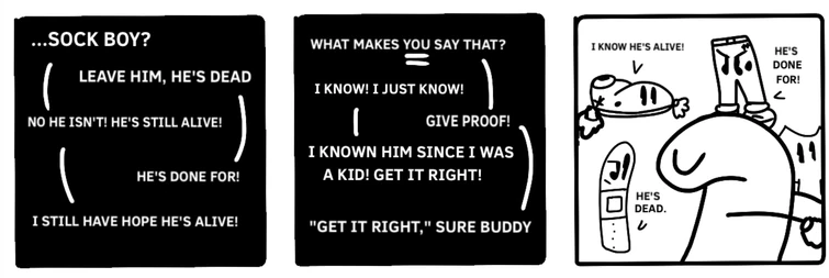 sock boy comic strip reboot #11 | Fandom