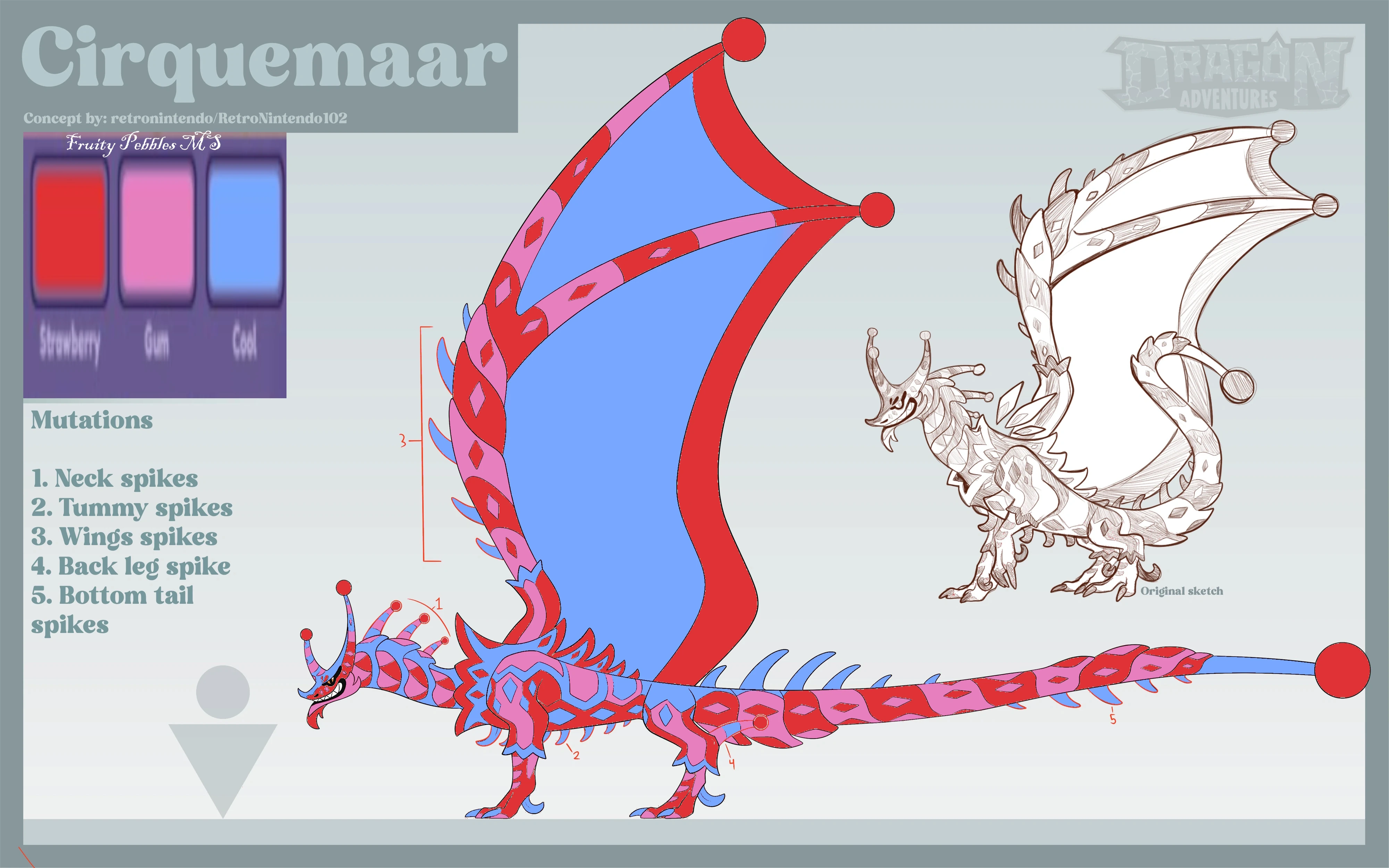 (Unofficial) Fruity Pebbles MS on the Jester, Bee and Snail!