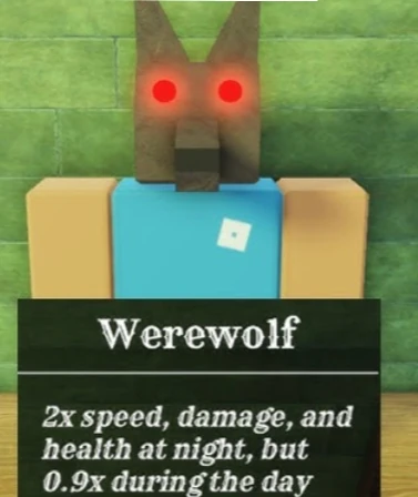 I don't care what others say, but the werewolf class is very op if you ...