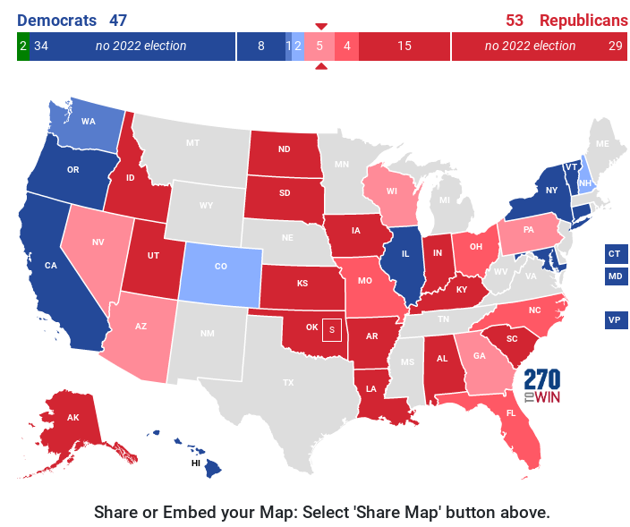 My Senate, Governor, and House prediction 4 weeks out | Fandom