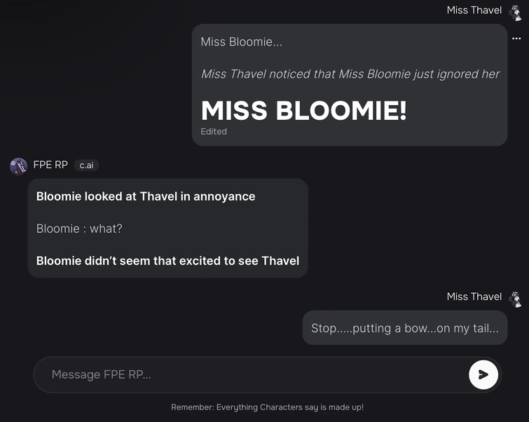 Stop..putting a bow..on my tail.. | Fandom