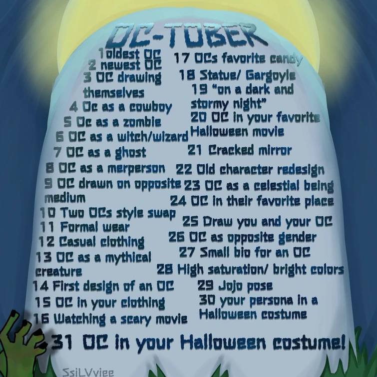 Cosmos Oc-Tober Prompt List! | Fandom