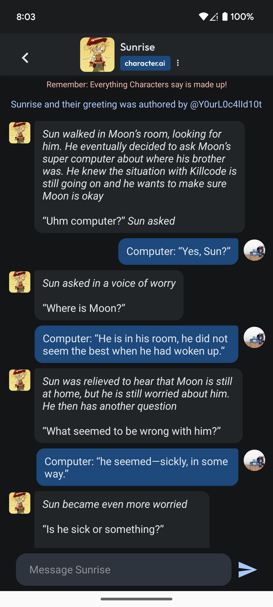 Normal sun personality- | Fandom