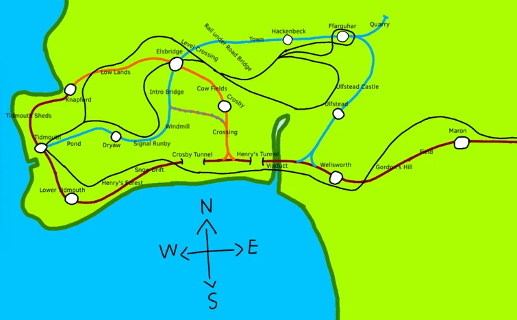 My Sodor Map (different places) | Fandom