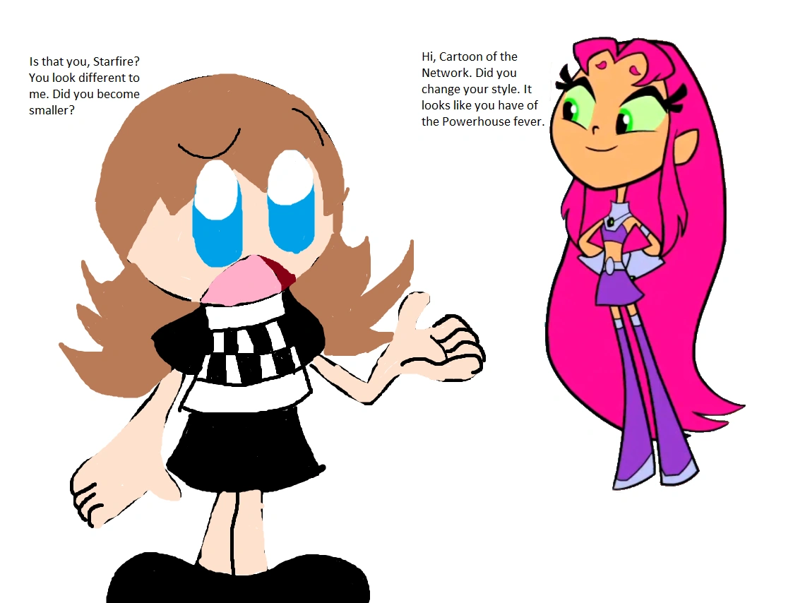 1998 Cartoon Network (my version) meets Starfire (Teen Titans Go!) | Fandom