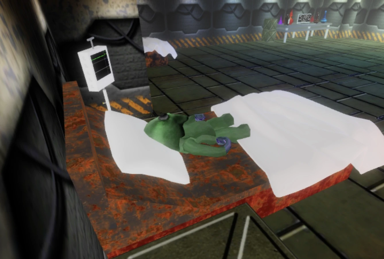 Alien sleeping on a bed… | Fandom