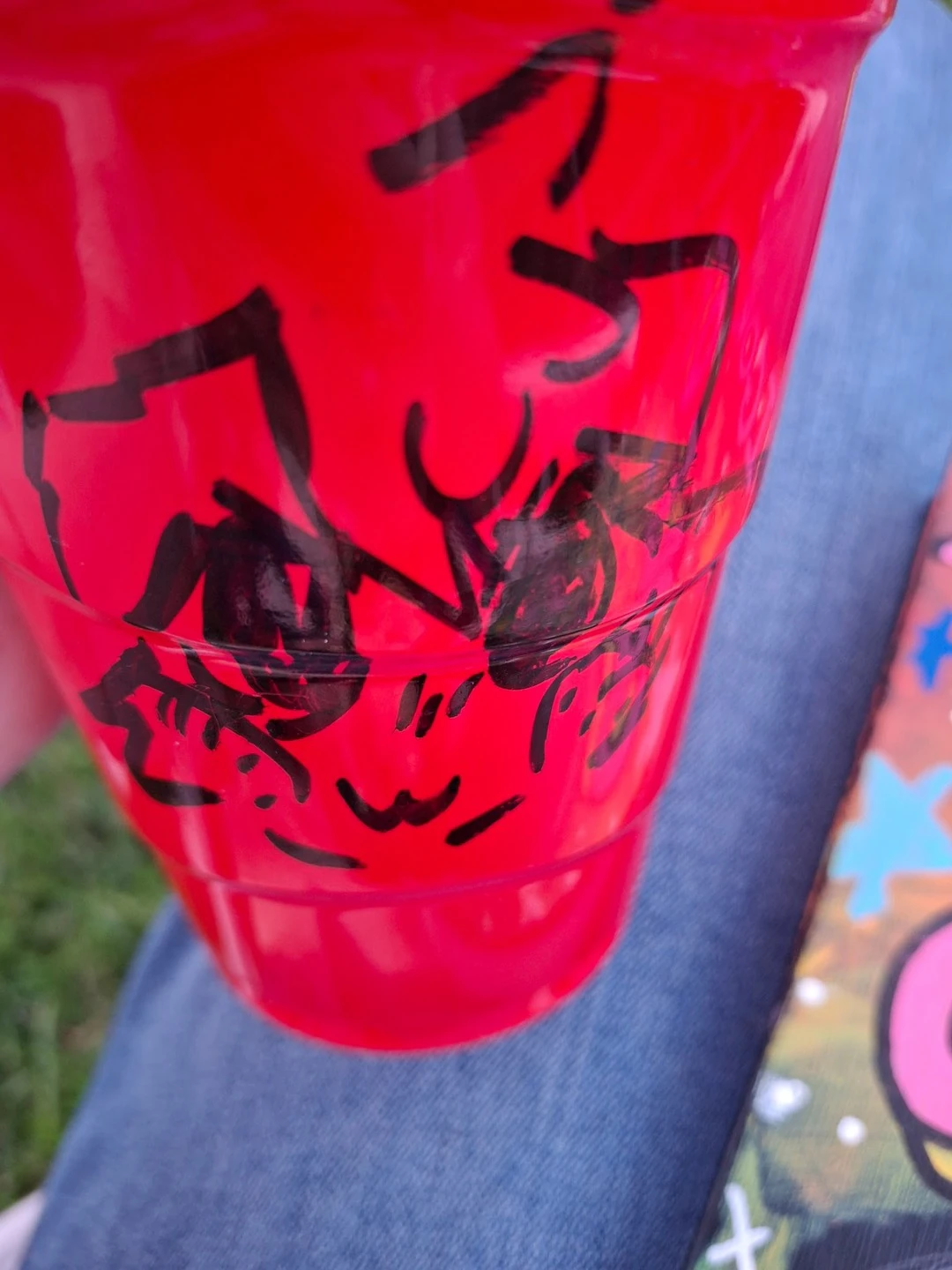drew goob on a cup :3 | Fandom
