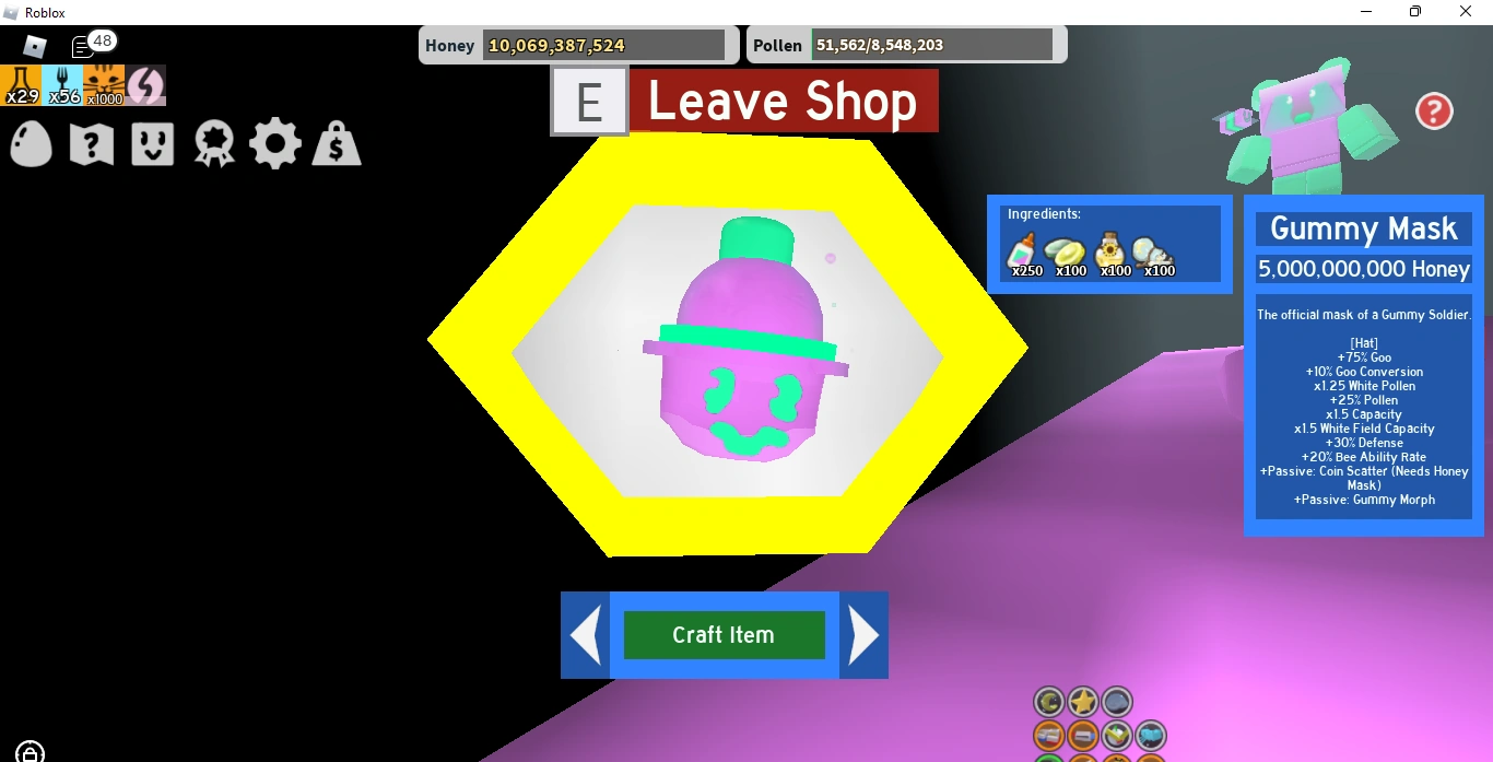 Getting the Gummy Mask before Honeycomb Belt | Fandom