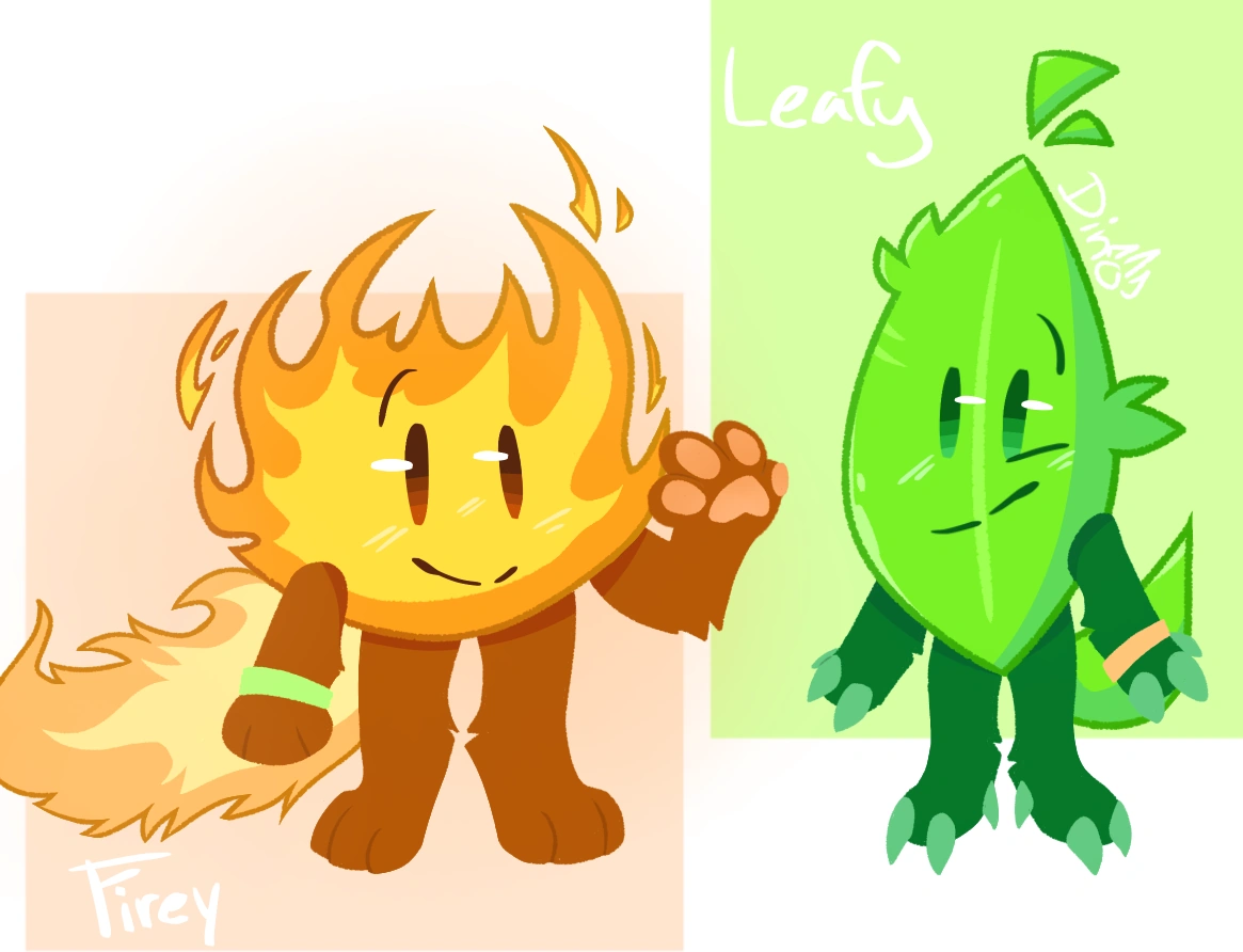 Firey and Leafy ! | Fandom