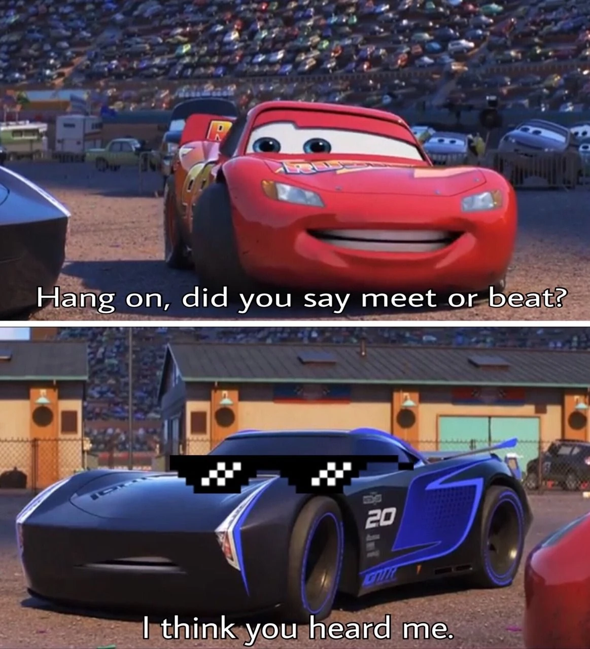 Did you say meet or beat? | Fandom