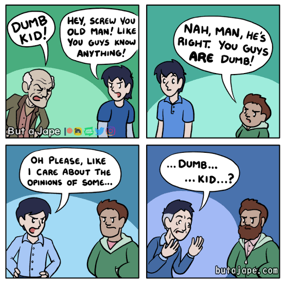 Hey the whole making fun of Gen Alpha stuff kinda reminds me of this ...