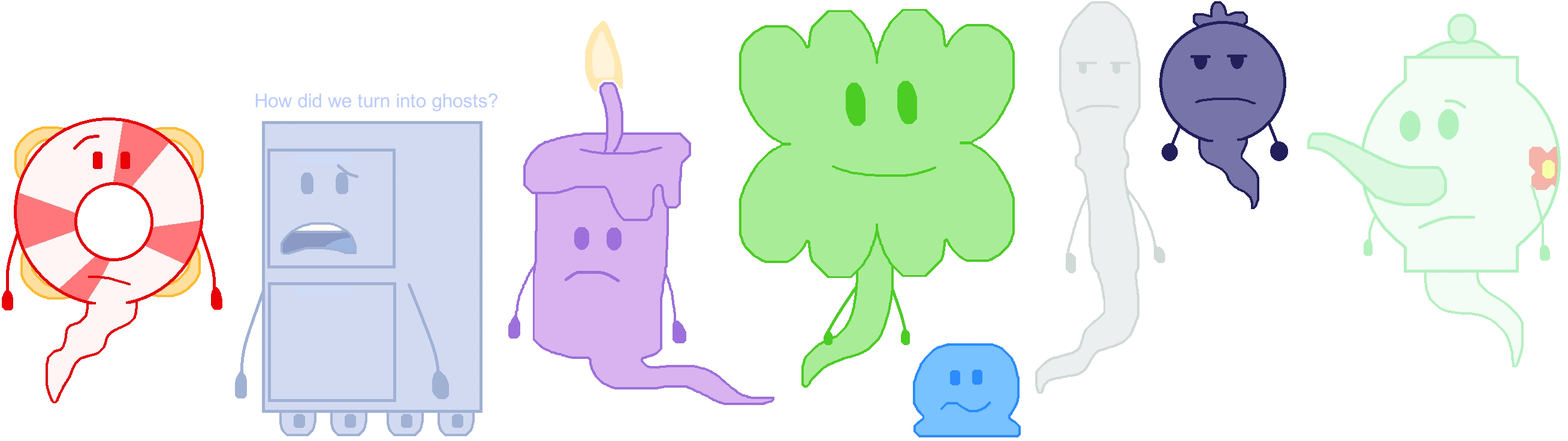 I drew the Inanimate Insanity Invitational newcomers (except Bot and ...