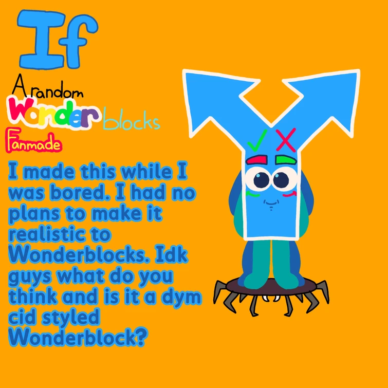 i made a dym cid styled wonderblock? | Fandom