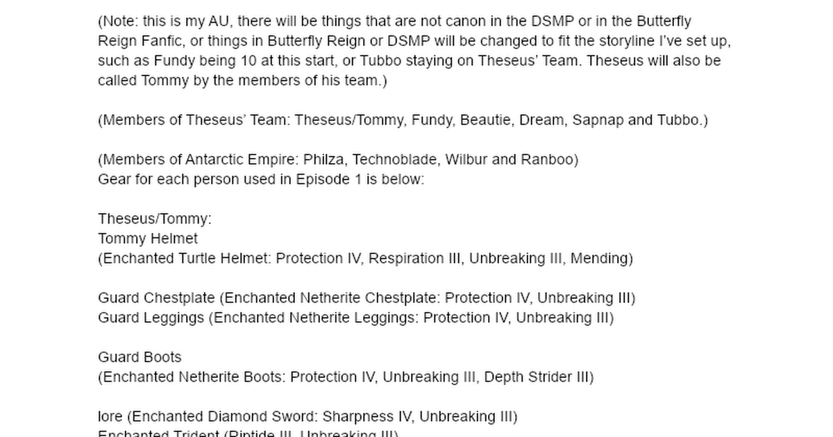 DSMP-Butterfly Reign Crossover | Fandom