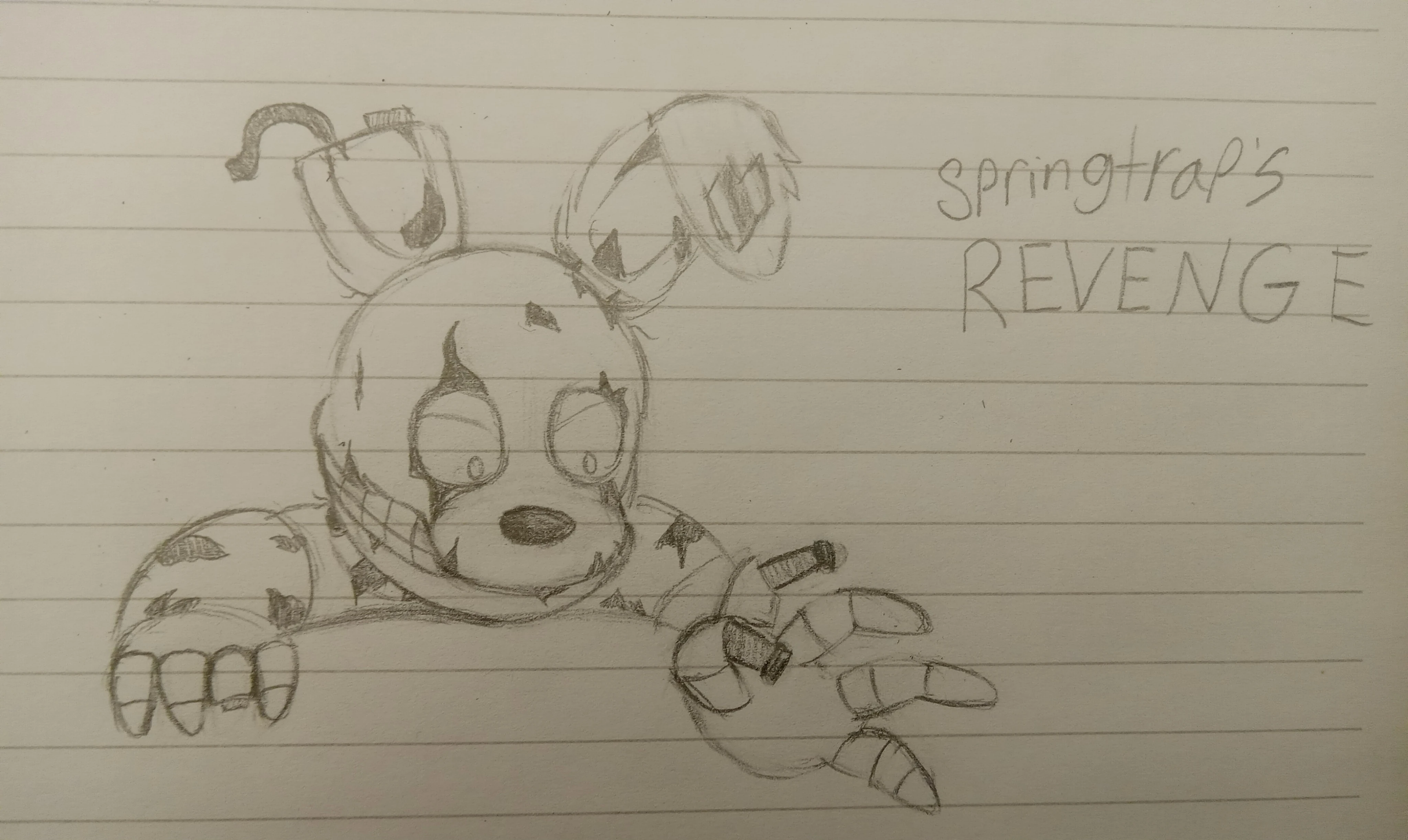 Springtrap Sketch | Fandom