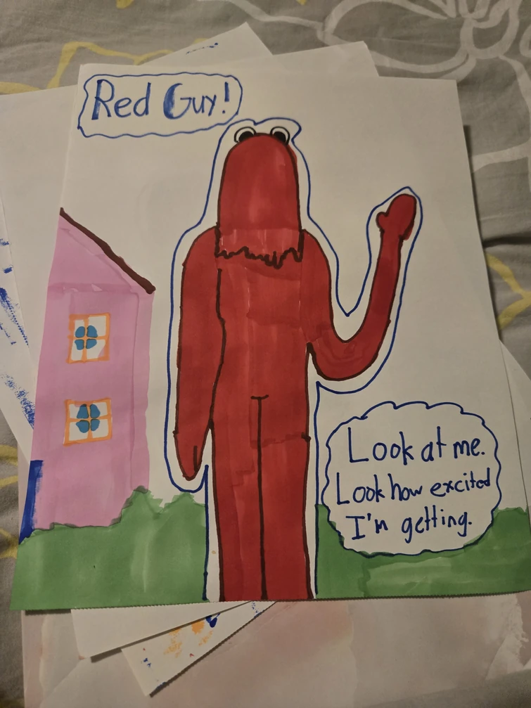 red drawing | Fandom