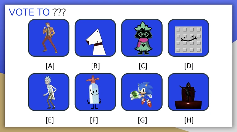 Random Ahh Character Voting 3 | Fandom