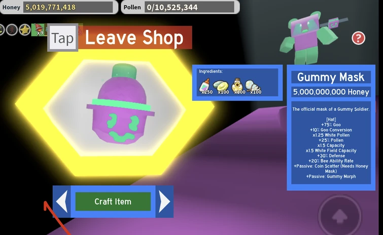 Gummy Mask acquired. | Fandom