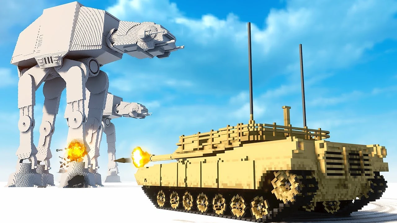 STAR WARS AT-AT DESTROYED BY TANK - Teardown Mods Gameplay | Fandom