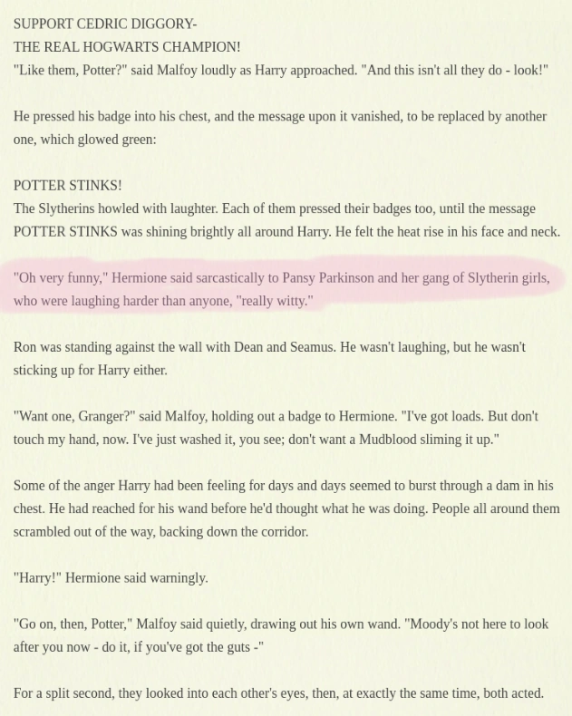 I FOUND A DRAMIONE PARALLEL OMFG | Fandom