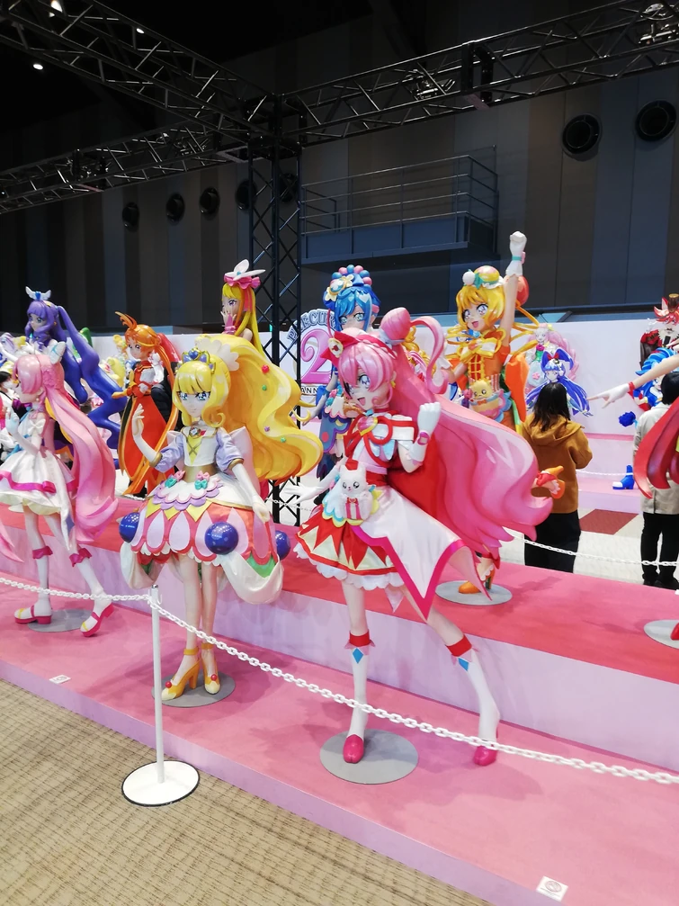 【All Pretty Cure Exhibition Yokohama】Life-size mannequins of PreCure ...