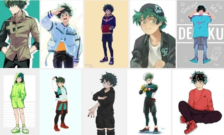 Class 1-A Guys Outfits (all of the fanart belongs to their respective ...