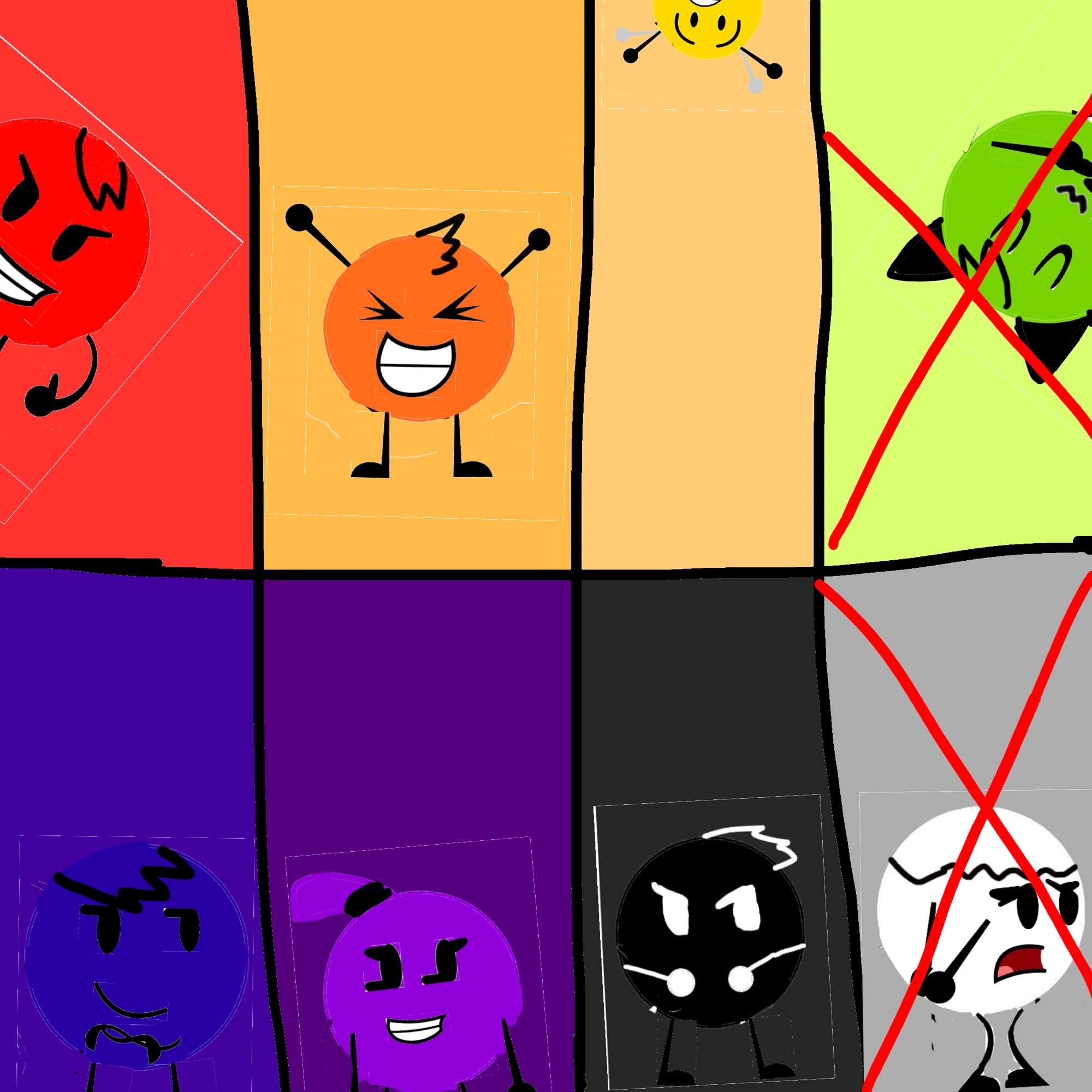 Here’s how it’s going so far.. Bfci characters art and ones who got eliminated | Fandom