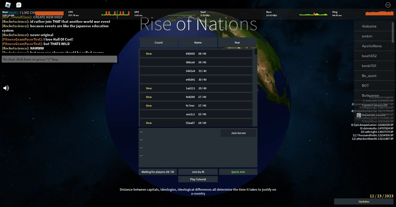 Hyperant should remove lobby chat again | Fandom