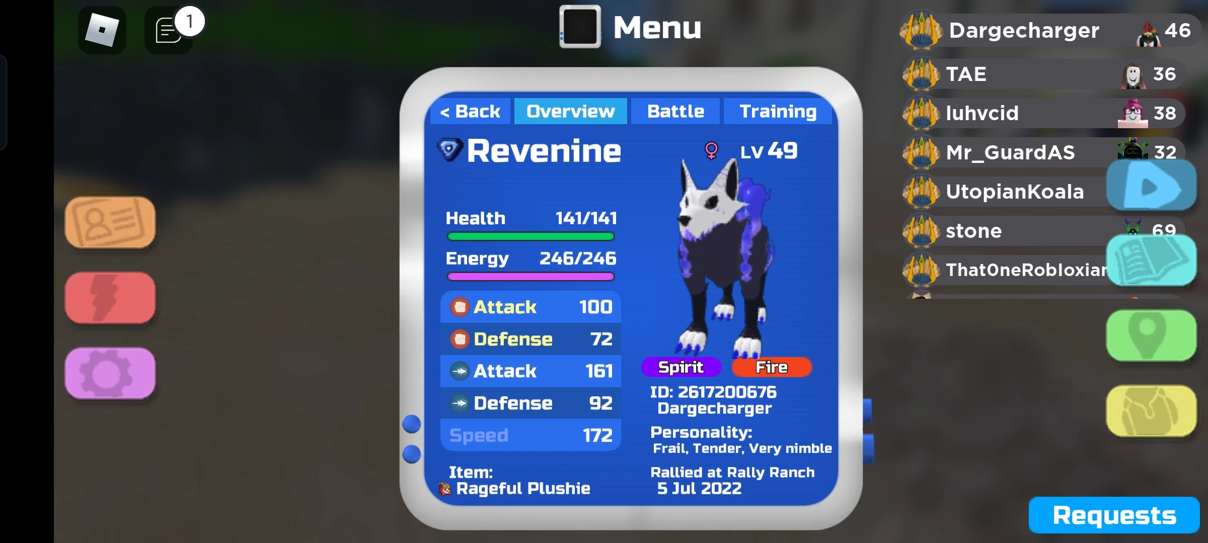 Trading pvp revenine for a bulkier pvp spirit type | Fandom