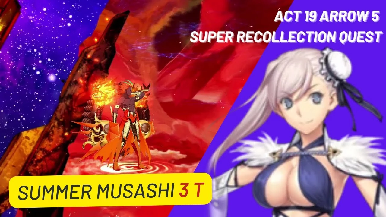 【FGO】Road to 7 : LB 4 Act 19 Arrow 5 Super Recollection Quest .ft Summer Musashi & Santa Martha ...