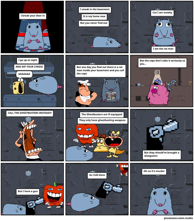 Super Ghostbusters Pizza Tower Edition: Ghost Buster (The Rat Man) | Fandom