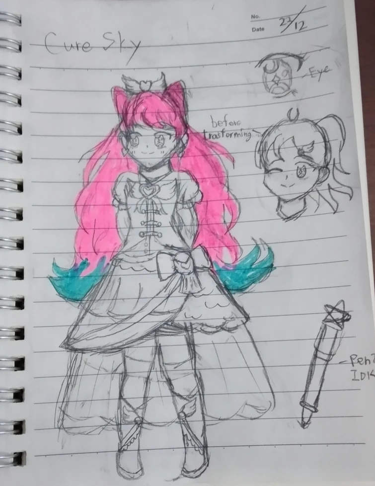 Cure Sky art I made | Fandom