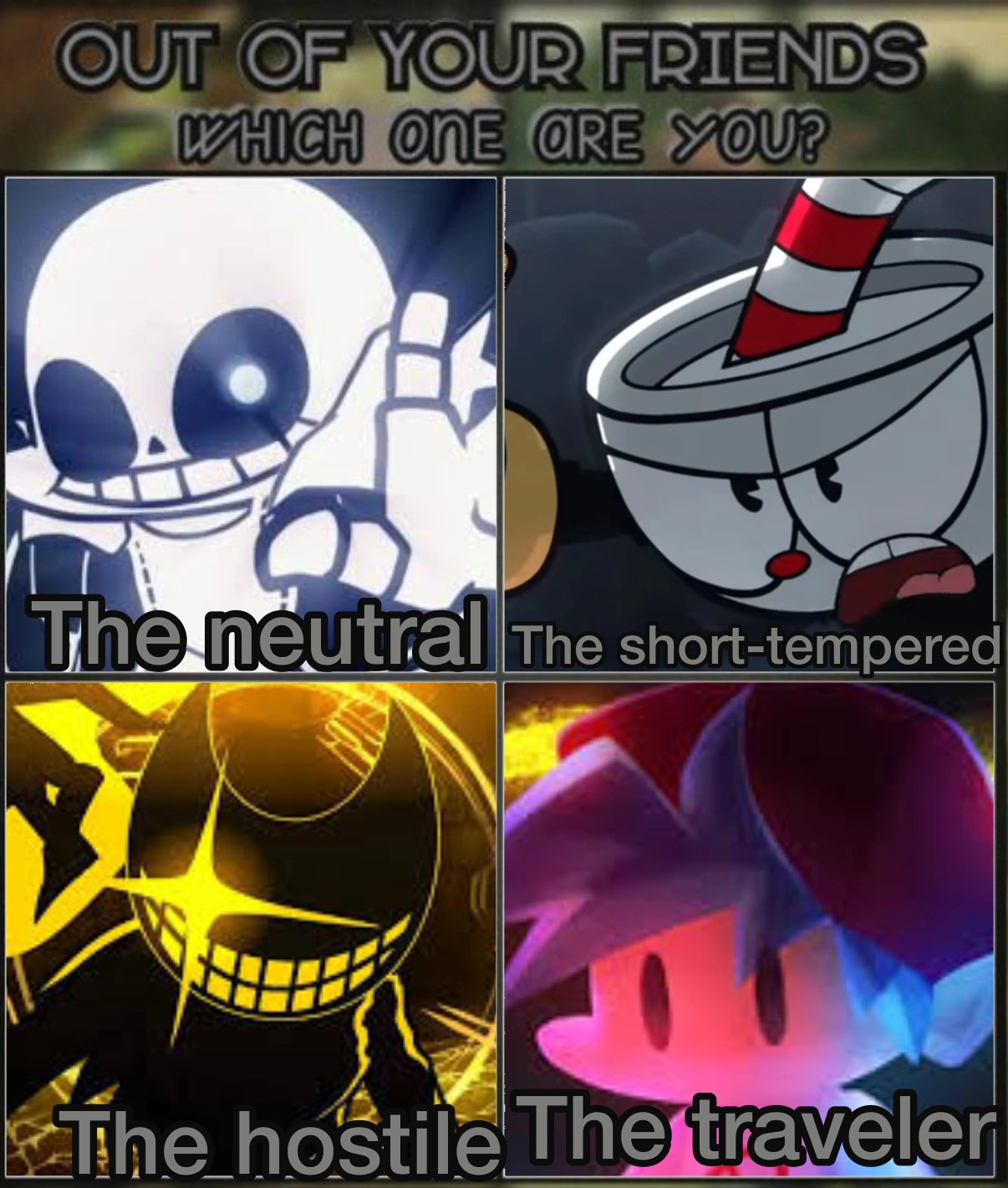 Out of the main characters of indie cross v.1 which are you? | Fandom