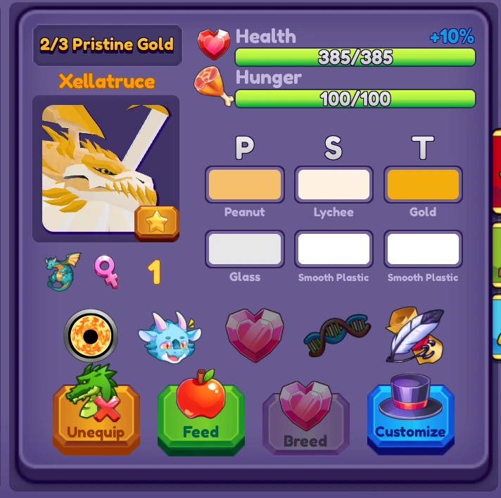 Selling 2/3 Pristine Gold Xella | Fandom