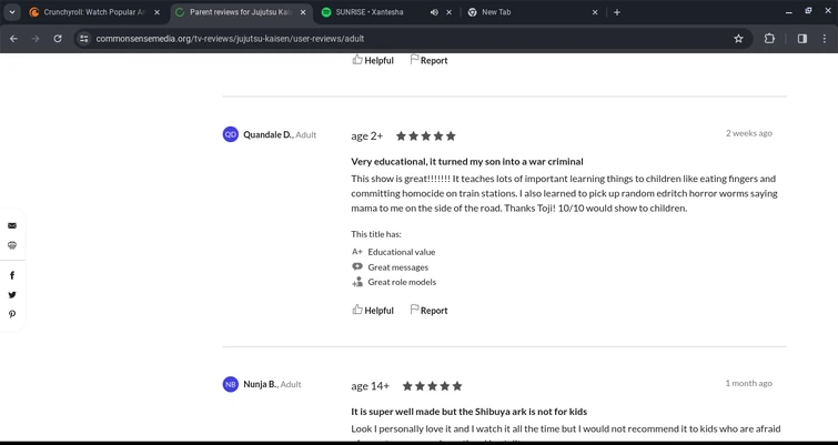 A very helpful review on common sense media | Fandom