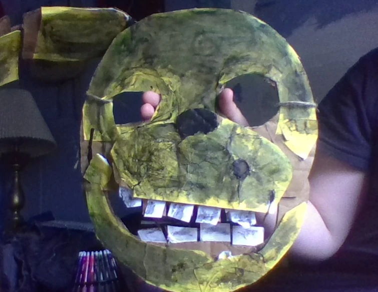 I redid my Springtrap mask | Fandom