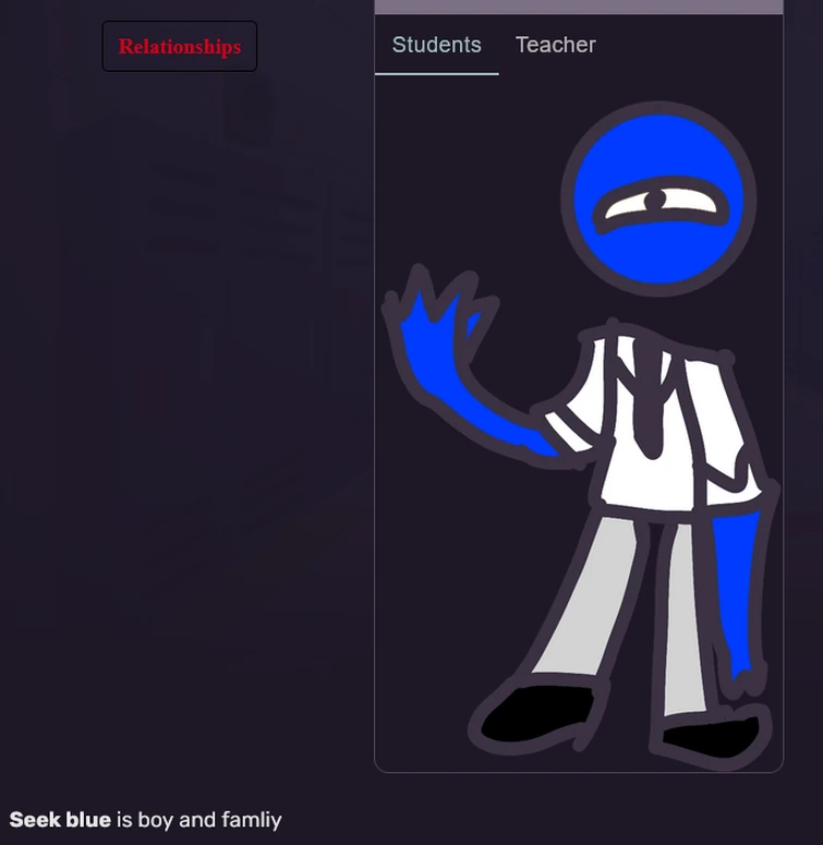 ah yes, my favorite FPE character, seek blue | Fandom