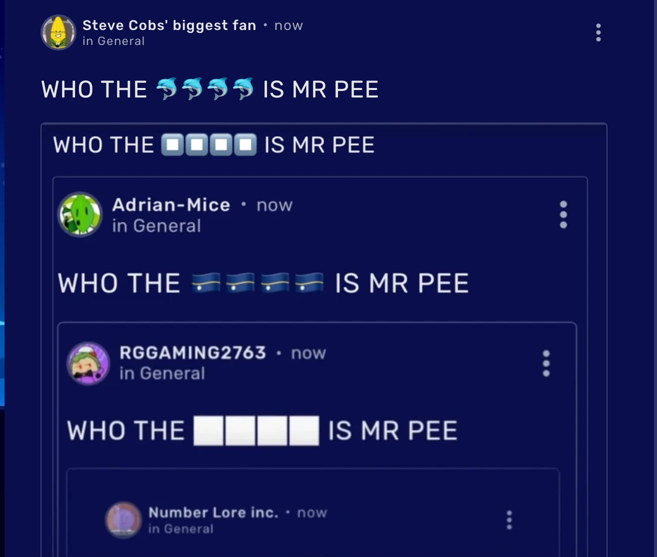 Who the ehguebhubuheuhye222 is Mr pee | Fandom