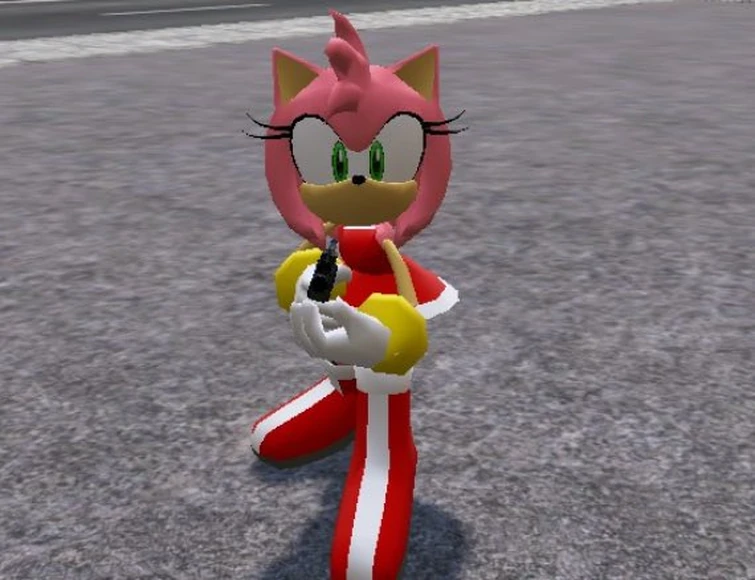 Amy Rose with a gun | Fandom