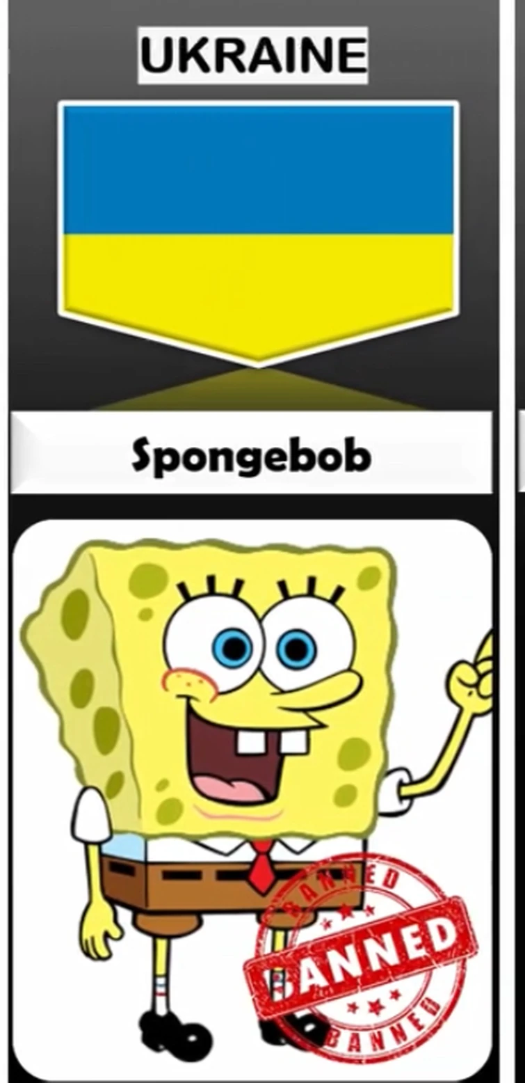 SpongeBob isn’t even banned in Ukraine. | Fandom
