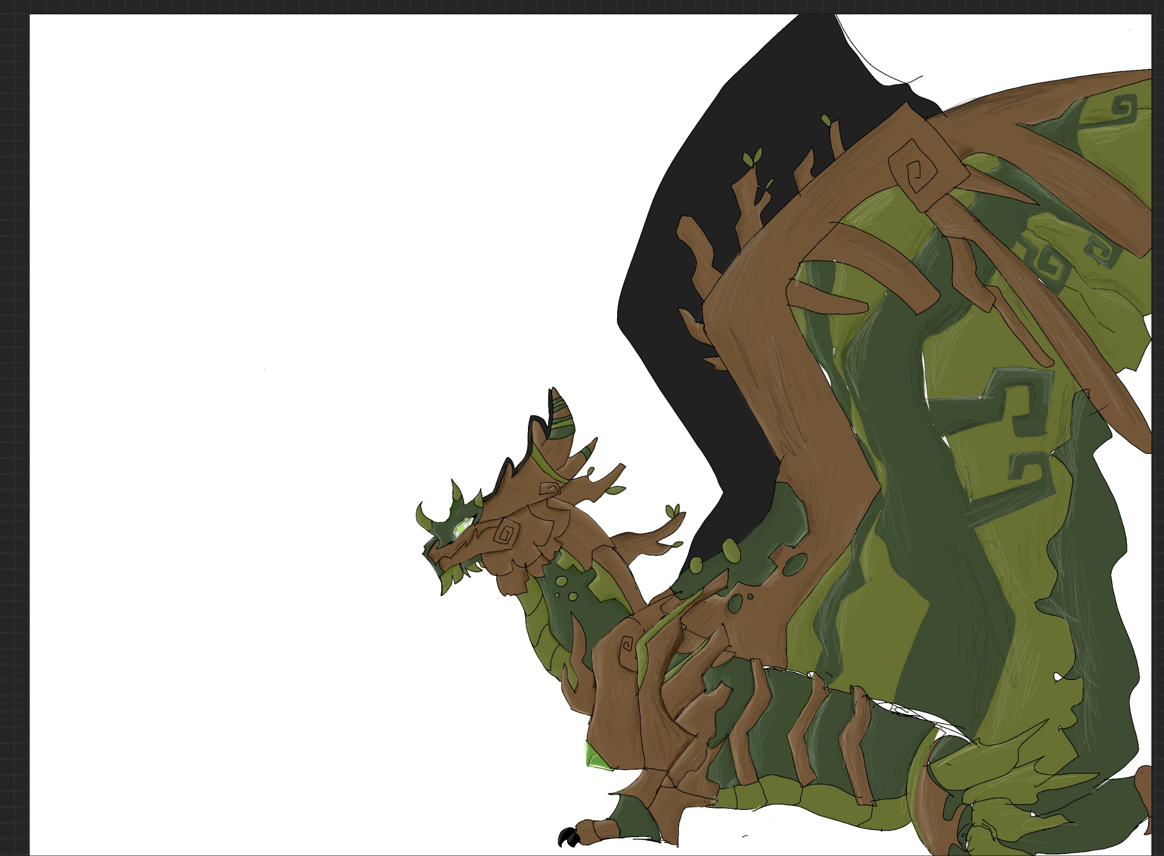 Funni Ladonix drawing I made~ | Fandom