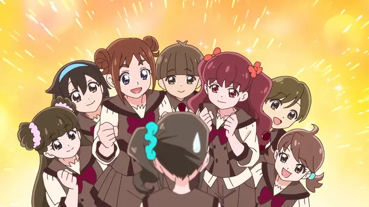 Apparently there are two types of Wonderful PreCure schoolgirl uniforms ...