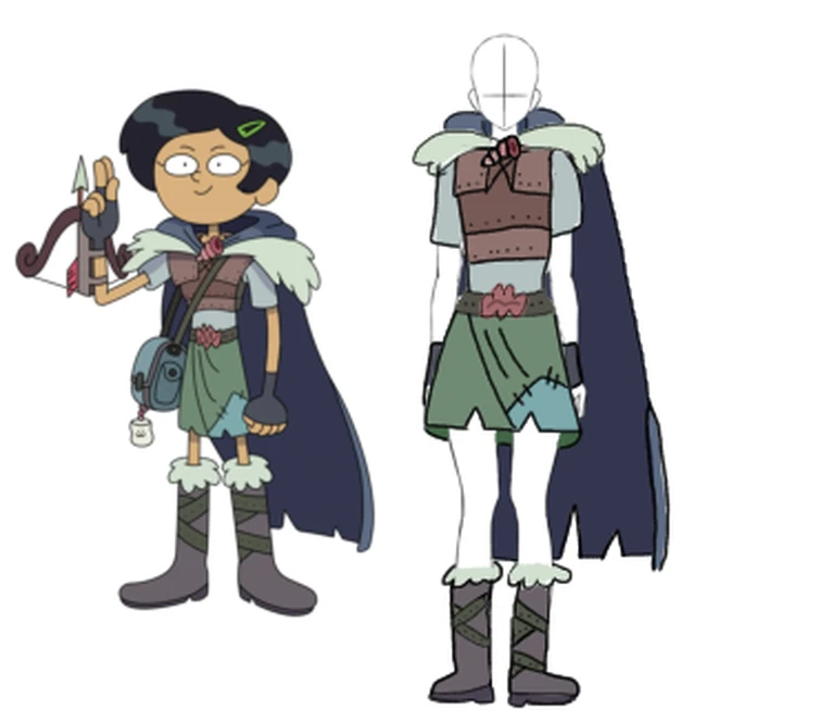 I tried to draw Marcy’s Amphibia uniform on an anime base | Fandom