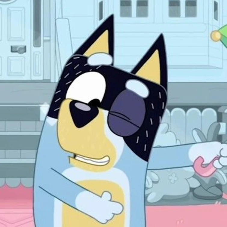 I swear every drawing made by Bluey in Perfect makes Bandit look like a ...