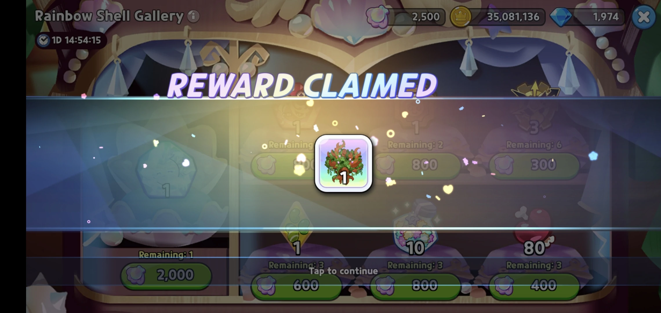 Rainbow Shell Gallery Luck | Fandom