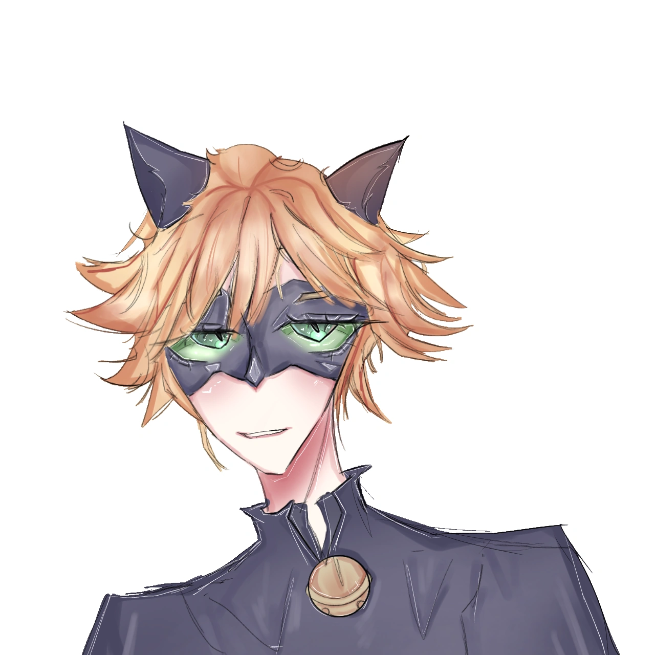 i drew cat noir