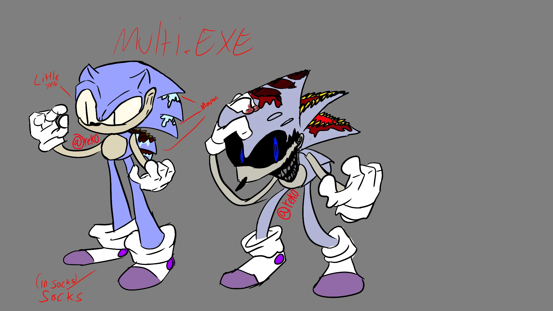 Can you send a Sonic.EXE oc real quick | Fandom