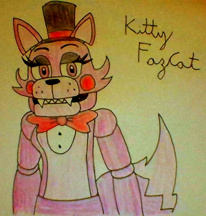 Kitty FazCat Fanart 🎩🐱💜 | Fandom