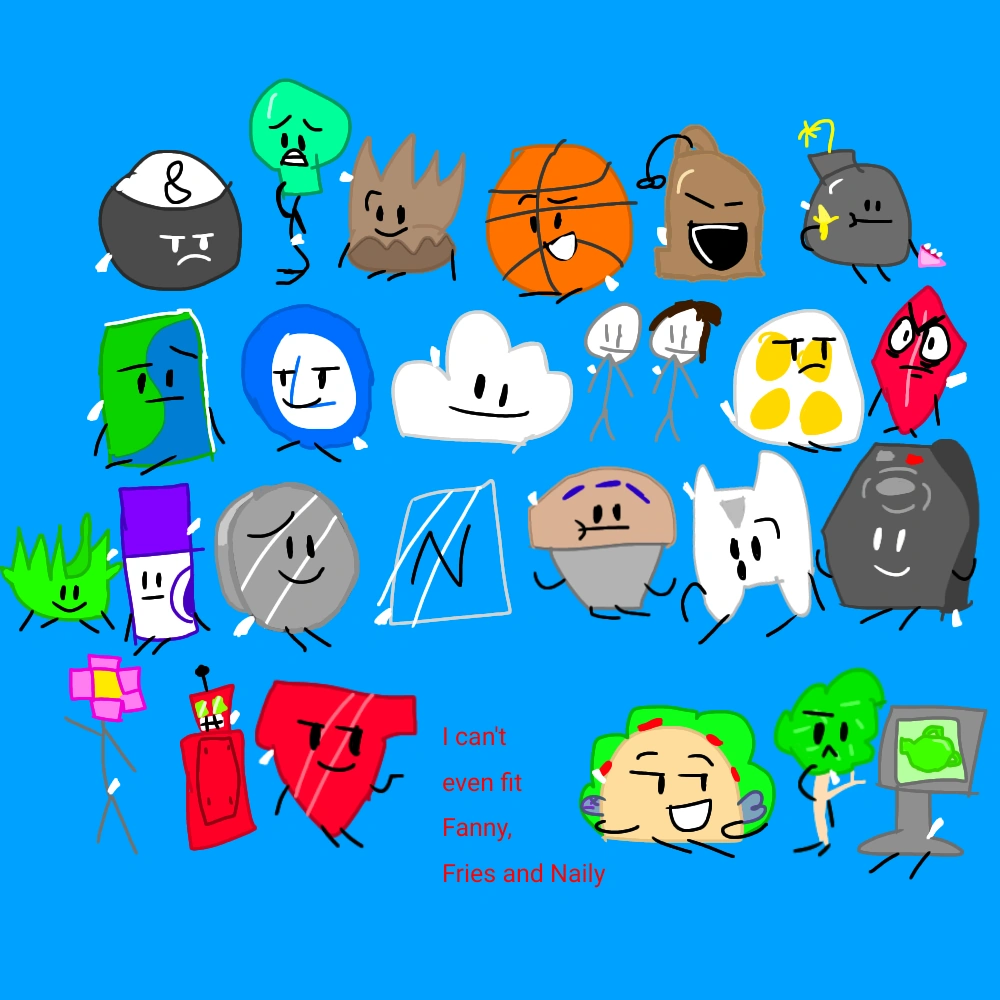 I turned every single BFDI debuter into bootleg plushies | Fandom